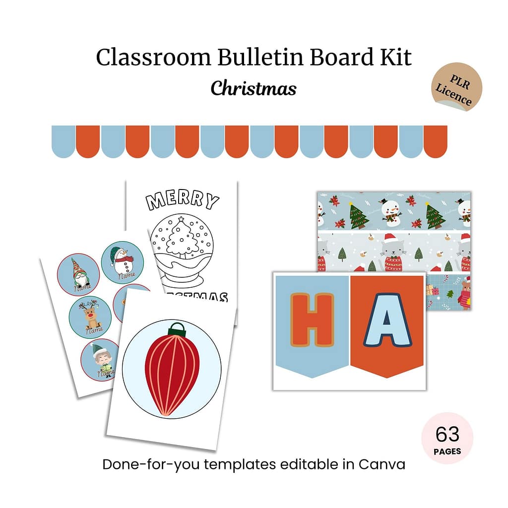 Classroom Bulletin Board Kit – Christmas