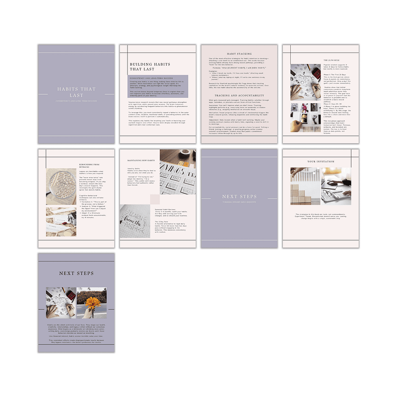 Daily Habits Bundle: Small Steps, Big Results