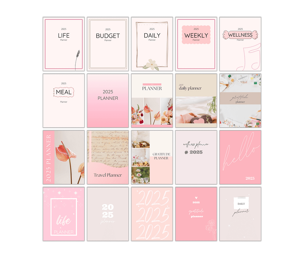 40 Journal & Planner Covers PLR | Snazzy Designs PLR